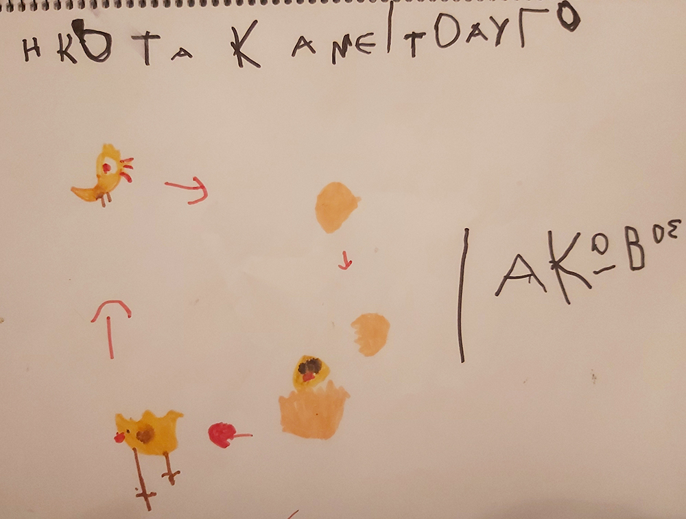 Ποιος έκανε το αβγό; – Ανδρονίκη, η νηπιαγωγός.